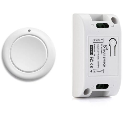 Smart Home Wireless Light Switch RF 433 MHz Remote Control AC 110V 220V ...