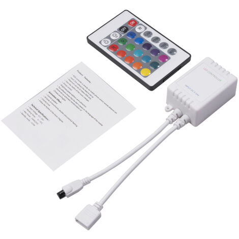 LED Light Controller,with 24 Keys Control for RGB Bluetooth Controller ...