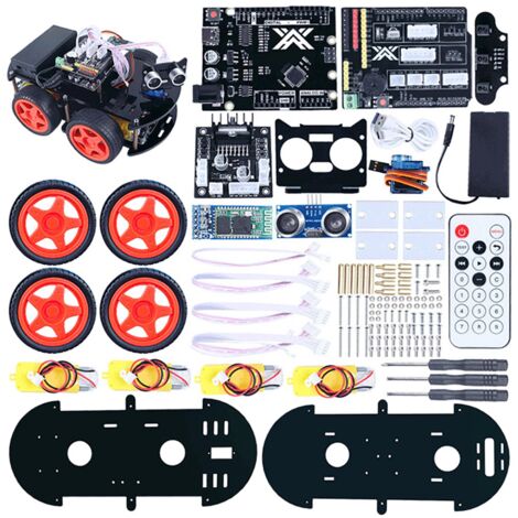For Smart Car Robot Kit Bot DIY Remote Control Started Coding Suitable Toy