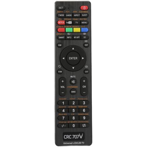 Universal for Flat Penal Smart LED LCD Tv Remote Control CRC707V
