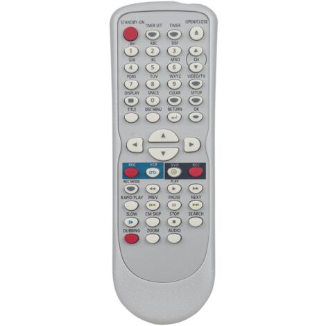Replace NB654 Remote Control for VCR/DVD Player Recorder NB654UD SV2000 ...