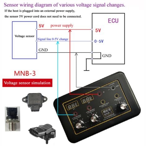 Car ECU Tester Automotive Sensor Signal Simulator Oxygen Oil Pressure ...
