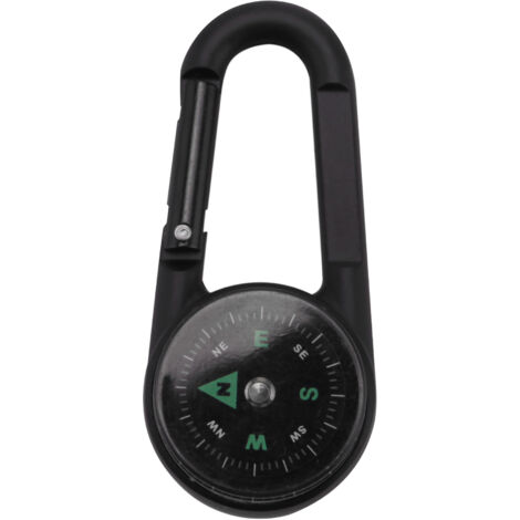 Multifunctional Mini Compass + Thermometer Keychain in 1