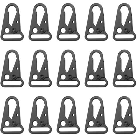 15 Pcs Enlarged Mouth Clip Sling Clasp Olecranon Hook for Outdoors Bag ...