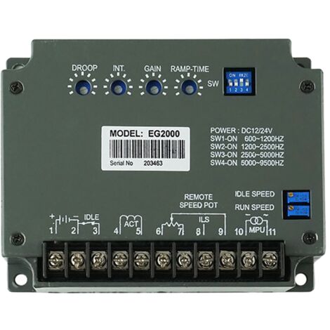 EG2000 Generator Speed Control Unit Engine Controller Governor Electronic