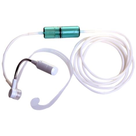 Headset Nasal Type Oxygen Cannula 2M Silicone Straw Tube Concentrator ...