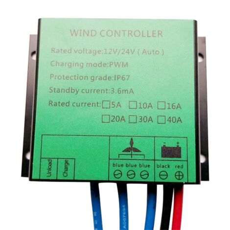 PWM Controller 300W Wind Turbine Charge Water Proof Regulator for ...