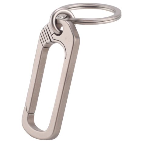 Titanium Buckle Keychain Alloy Simplicity Buckles Camping Accessories ...