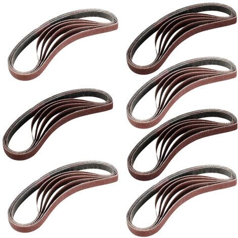 Abrasive Belt Sanding Paper Each of 60 80 120 150 180 240 400 Assorted ...