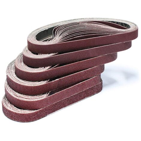 Sanding Belts, 13 x 457 mm Each 16 Grain 40/60/80/120/180/240 , Paper ...