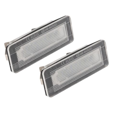 Car LED License Plate Light for Smart Two Coupe Convertible 450 451