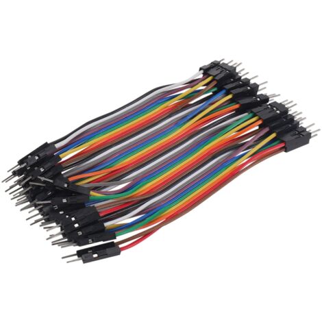 40 x 10 cm breadboard Plug Male to Jumper Wires Cables