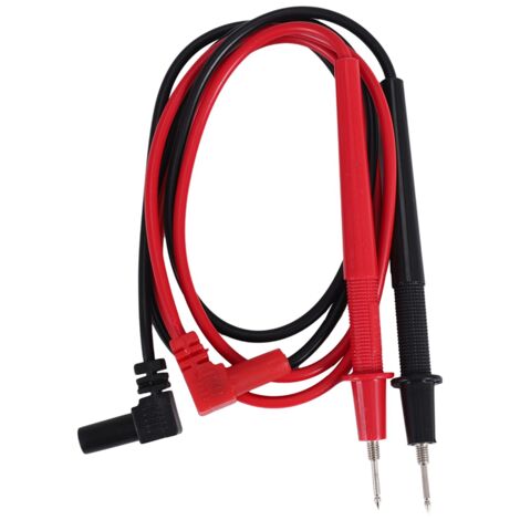 1000V Banana Plugs Detachable Tip Multimeter Probe Test Lead Black Red Pair