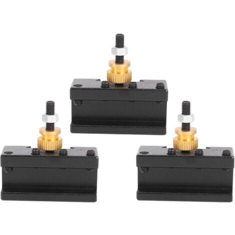 3Pcs Mini Lathe Quick Change Tools Post Holder Kit (1/4-1/2Inch), CNC ...