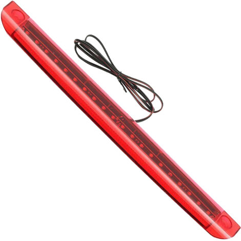 Universal Car Motorcycle Red 12V 20 LED 3RD High Mount Brake Tail Stop ...