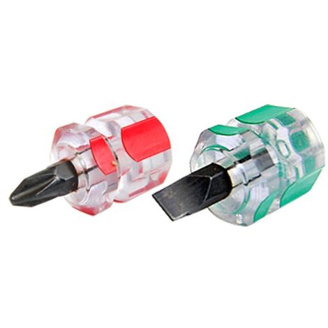 Mini Short Stubby Slotted Screwdriver Set