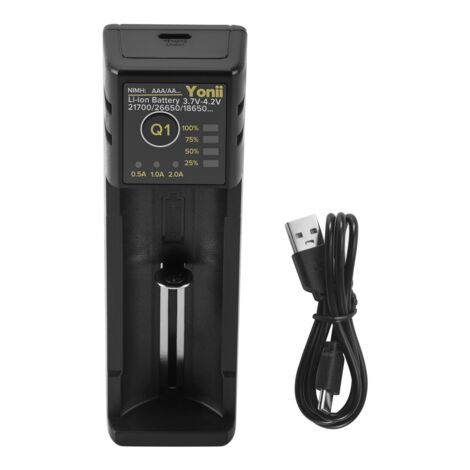 18650 Battery Charger 26650 Usb Smart Nickel Hydrogen Aa Aaa 21700 ...