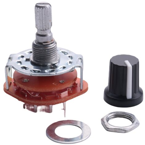 Electronic Machine 4P3T 4Pole 3 Position 2 Deck 16 Pin Rotary Switch