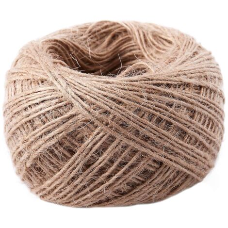 100 Meter - Natural Textured Hessian Twine String 1mm