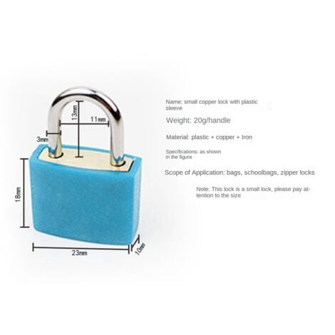 6Pcs Suitcase Locks with Keys,Small Luggage Padlocks Metal Mini Keyed ...