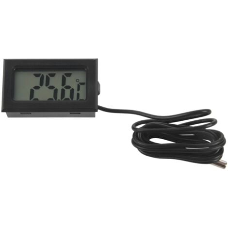NEW Digital LCD Thermometer Temperature Gauge Probe Sensor -50°C TO ...