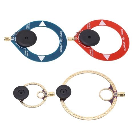 Donut Short and Medium Wave Antenna AM MW/SW Mini Loop Multi-Function 4 ...