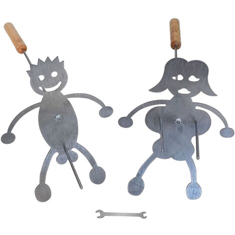 Roasting Stick,Stainless Steel Hot Dog Sticks for Campfire, Funny Fire ...