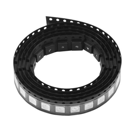 100PCS WS2812B RGB LED Chip 5050SMD White PCB WS2812 Individually ...