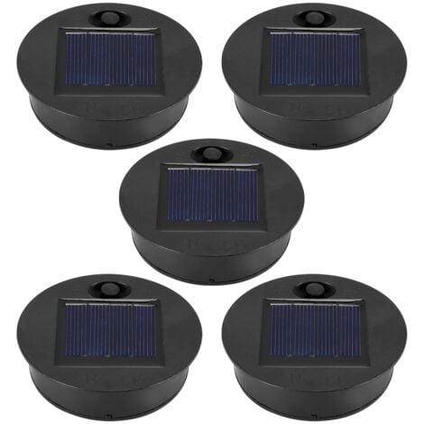 5 Pack Replacement Solar Light Parts(Top Size 2.76 Inches, Bottom 2.36 ...