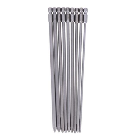 9Pcs 1/4 Inch 200Mm Ph1 Ph2 Magnetic Long Hex Head Screwdriver Bits S2 ...