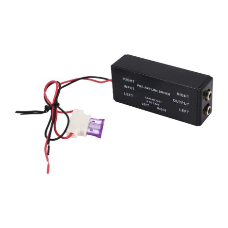 New Black Input/Output Adjustable Turbo 1 Line Driver Signal Amplifier ...