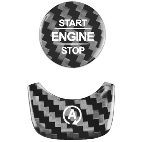 Carbon Fiber Engine Start Button Sticker for Class W177 X247 W247 CLA 2020