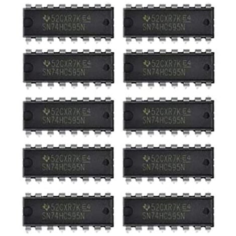 10PCS IC 74HC595 74HC595N SN74HC595N DIP-16 Logic-Shift Register