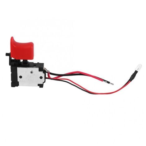 Black Adjustable CW/CCW Electric Drill Trigger Switch 7.2V-24V DC
