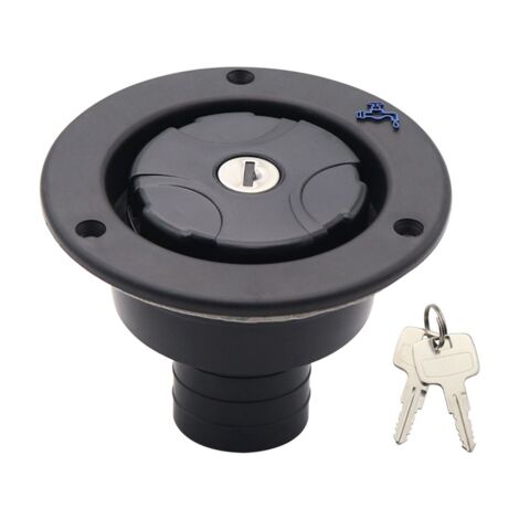 Lockable Filler Neck for Water Tanks Caravan Fresh Fill Hatch Inlet ...