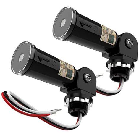 2Pack,Dusk to Dawn/Day Night Sensor, Photoelectric Switch, Photo Cell ...