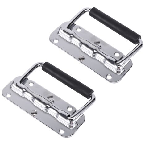 2Pcs 304 Stainless Steel Spring Handle Prop Box Tool Aluminum Activity ...
