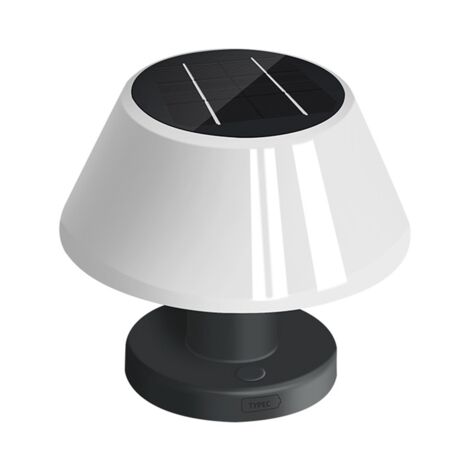 Outdoor Solar Table Lamp Waterproof Dimmable Cordless Night Light