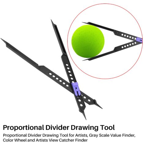 Proportional Divider Drawing Tool for Artists,Gray Scale Value Finder