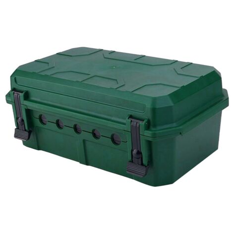 Ip54 Water-Resistant Extension Cord Connection Box Green
