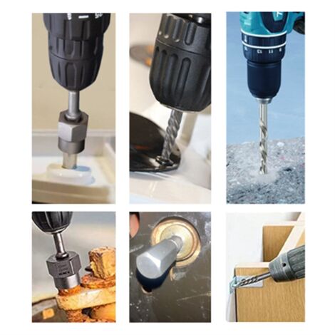 Screws&Bolts Extractor Drill Bit with Hex Adapter, Screw Remover Set