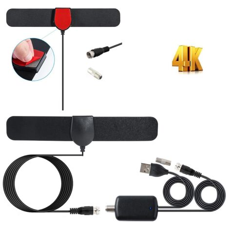 HDTV Indoor TV Reception ATSC Digital Amplifier TV Antenna