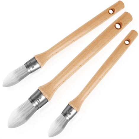 Trim Paint Brush,Edge Painting Tool Kit,Round Brushes