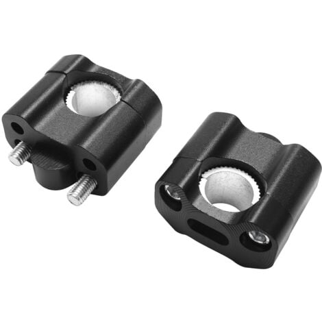 1 Pair Cnc 22Mm 28Mm Off Road Motorcycle Bar Clamps Handlebar Black