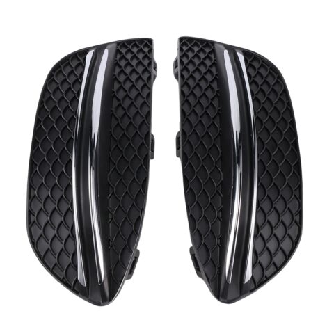 Front Bumper Grille Fog Light Cover & Chrome Trims for - C Class W205 ...