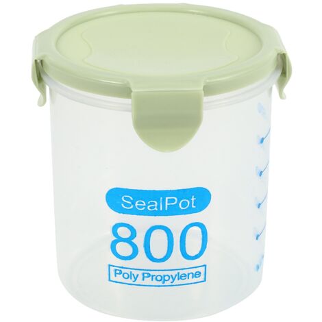 Kitchen Food Container Seal Pot Tea Coffee Candy Storage Tank Plastic ...