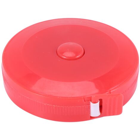 Tailor Sewing Retractable Ruler Tape Measure Red 1.5M/60"