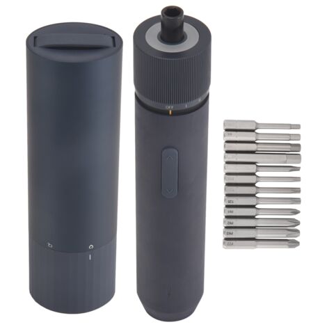 Electric Screwdriver Kit, 12 Piece Bit Set, 3.6V Cordless Rechargeable ...