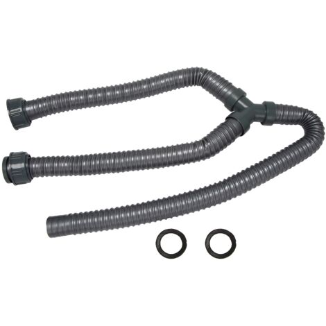 3.3Ft Washing Machine PVC Y Shaped Drain Discharge Hose Washer Pipe ...