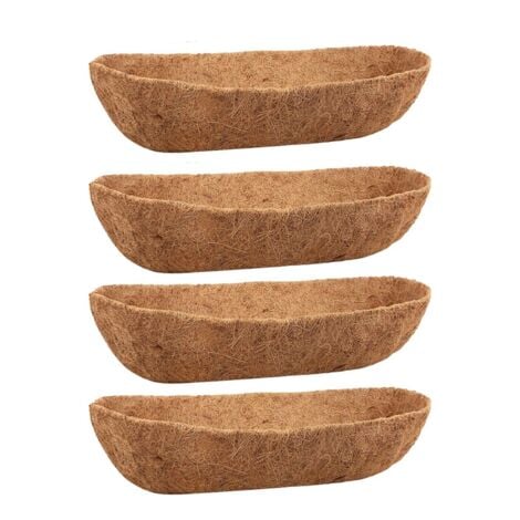 24Inch Trough Coconut Liners, Natural Liners for Wall Planter